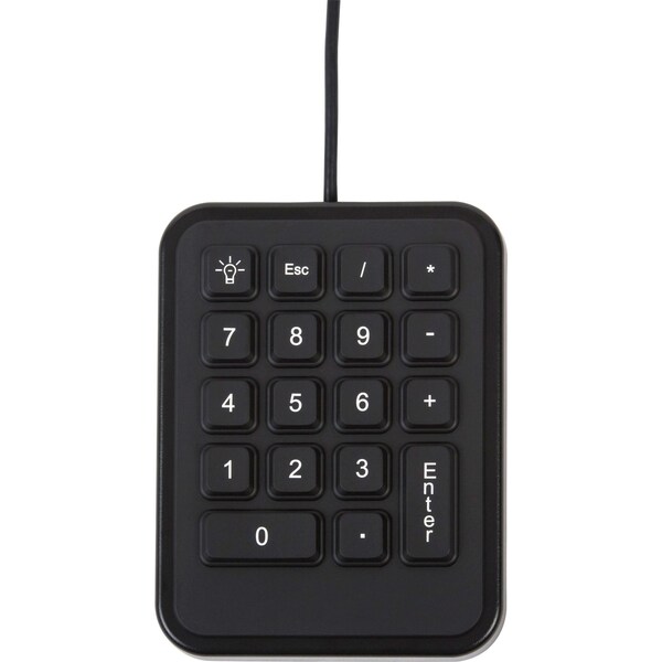 Ikey Mobile Numeric Keypad w/ Vesa Mounting Pattern And Green Backlighting IK-18-USB | Zoro